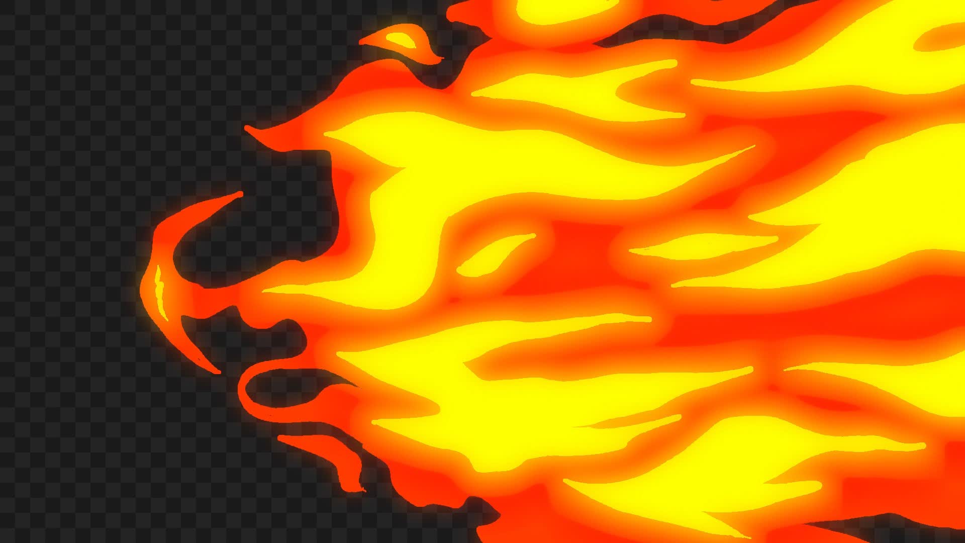 Full Screen Anime Fire Transition • Motion Graphics Template • Uppbeat