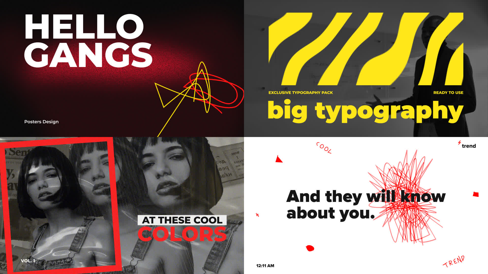 Modern Text Presets • After Effects Template • Uppbeat