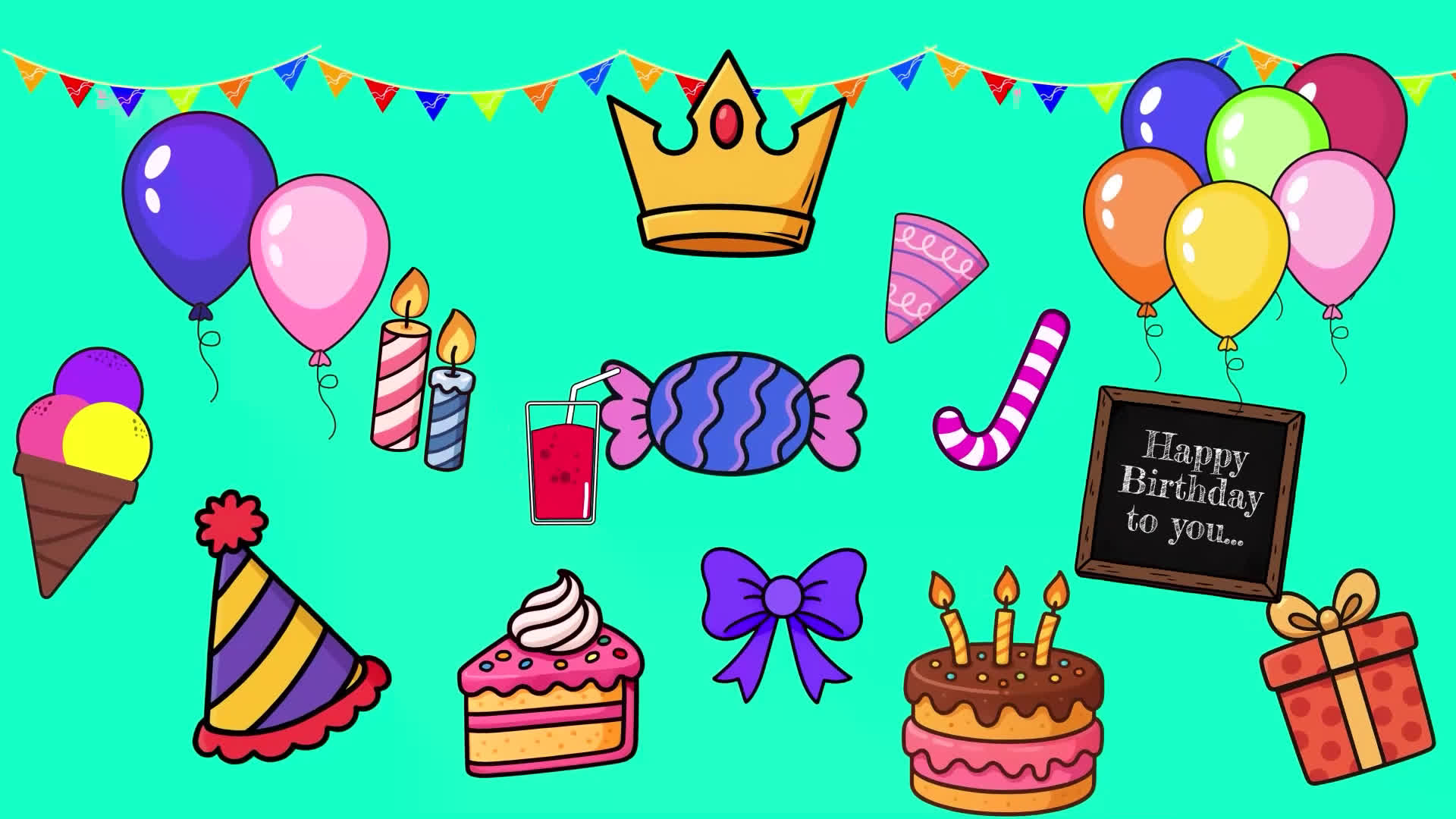 Happy Birthday Slideshow • After Effects Template • Uppbeat