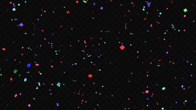 Confetti Explosion Overlay • Motion Graphics Template • Uppbeat