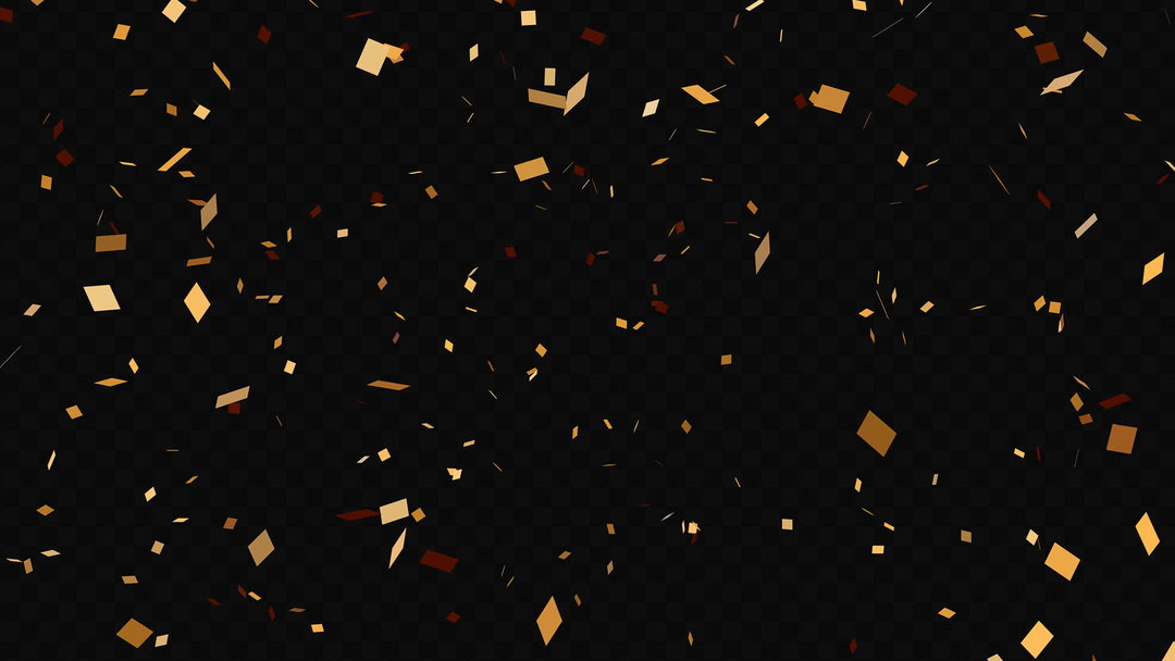 Confetti Overlay on Alpha • Motion Graphics Template • Uppbeat