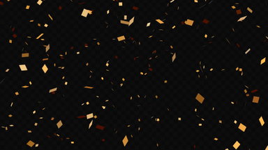 Confetti Overlay on Alpha • Motion Graphics Template • Uppbeat