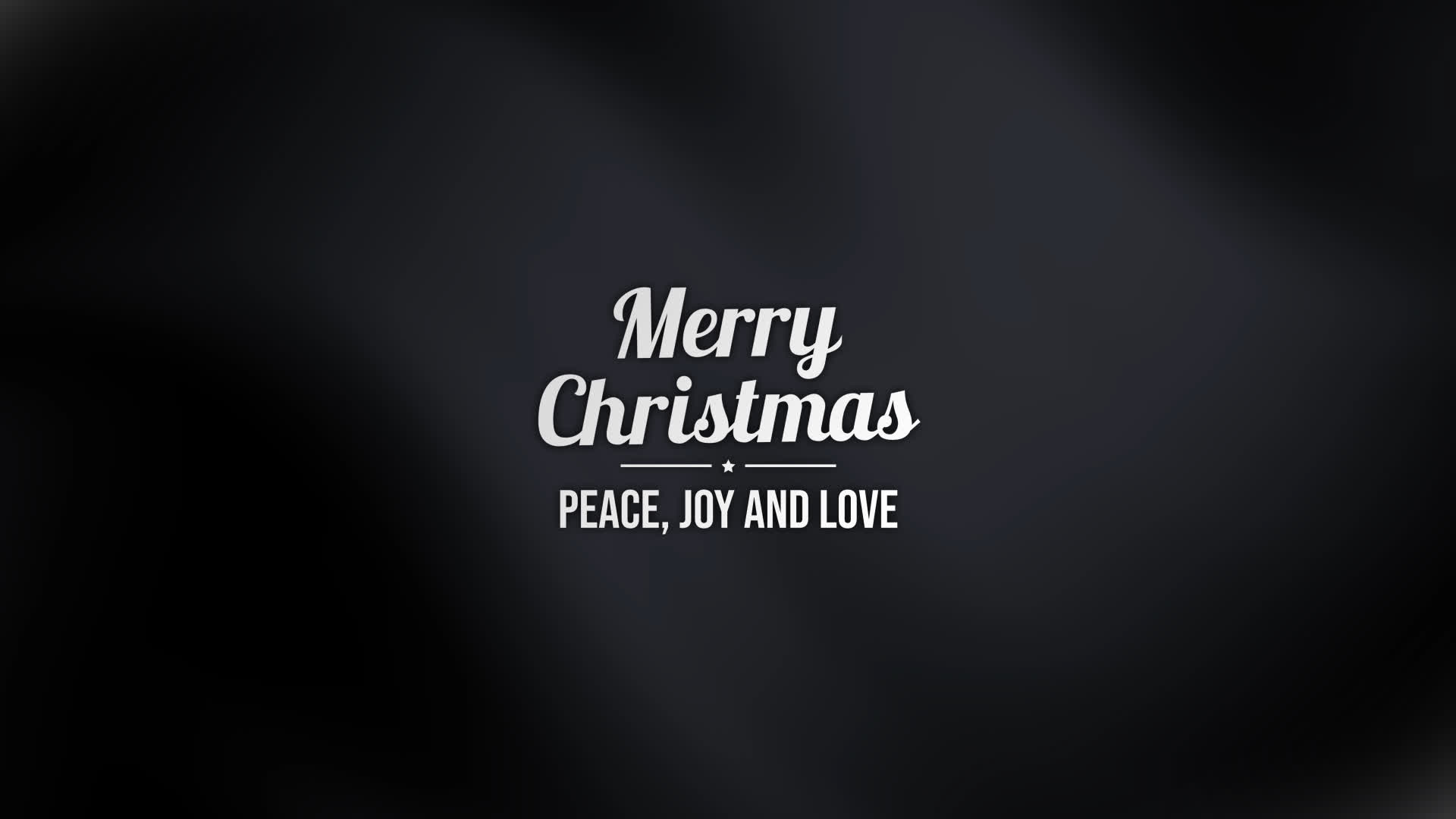 Christmas Wishes Typeface Text Animation • Motion Graphics Template ...