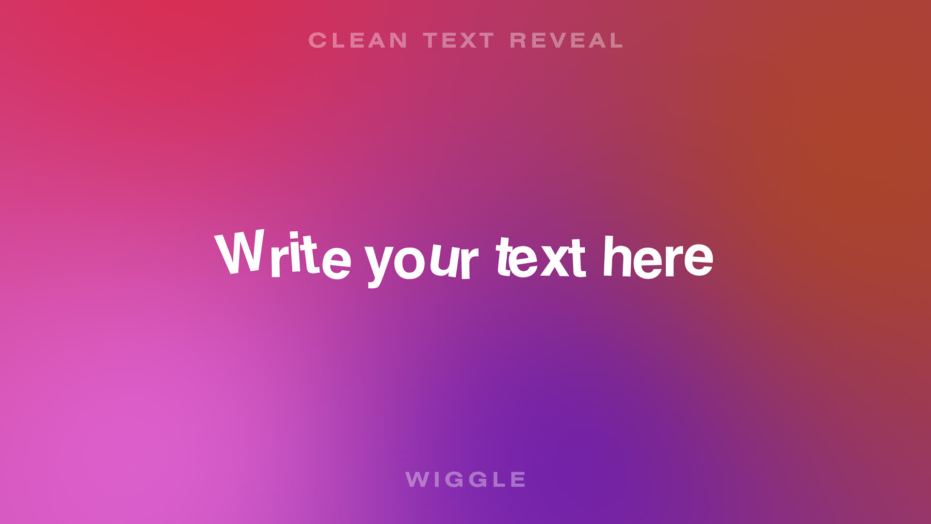 Clean Text Reveal Bouncy • Free Premiere Pro Template • Uppbeat