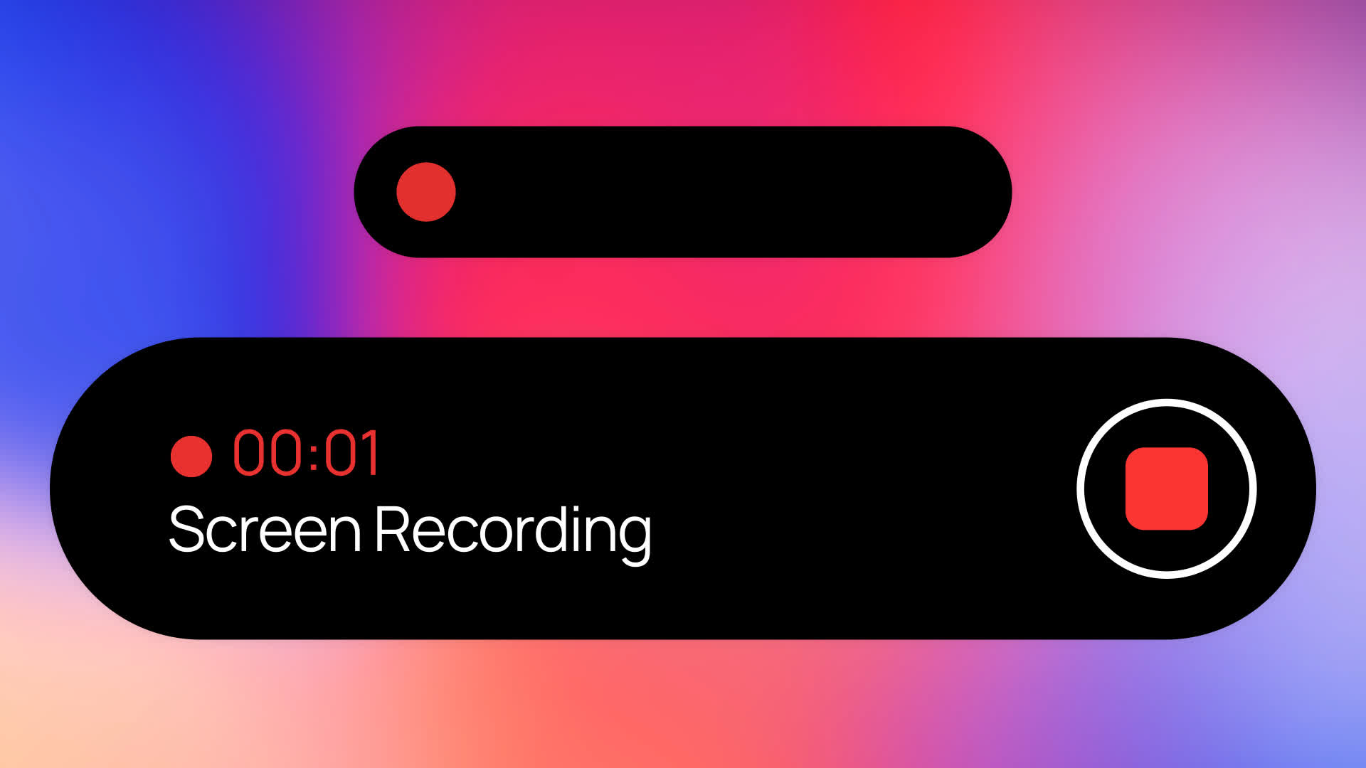 Dynamic Island Sound Recording Indicator • Motion Graphics Template ...