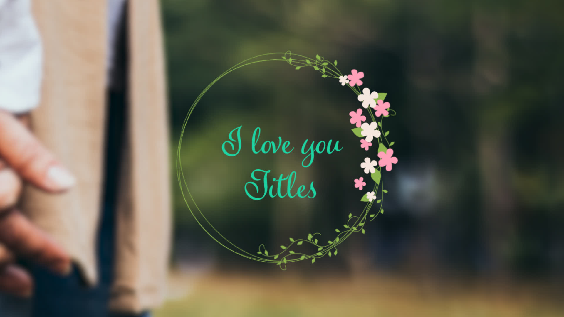 Minimal Romantic Titles • Free After Effects Template • Uppbeat