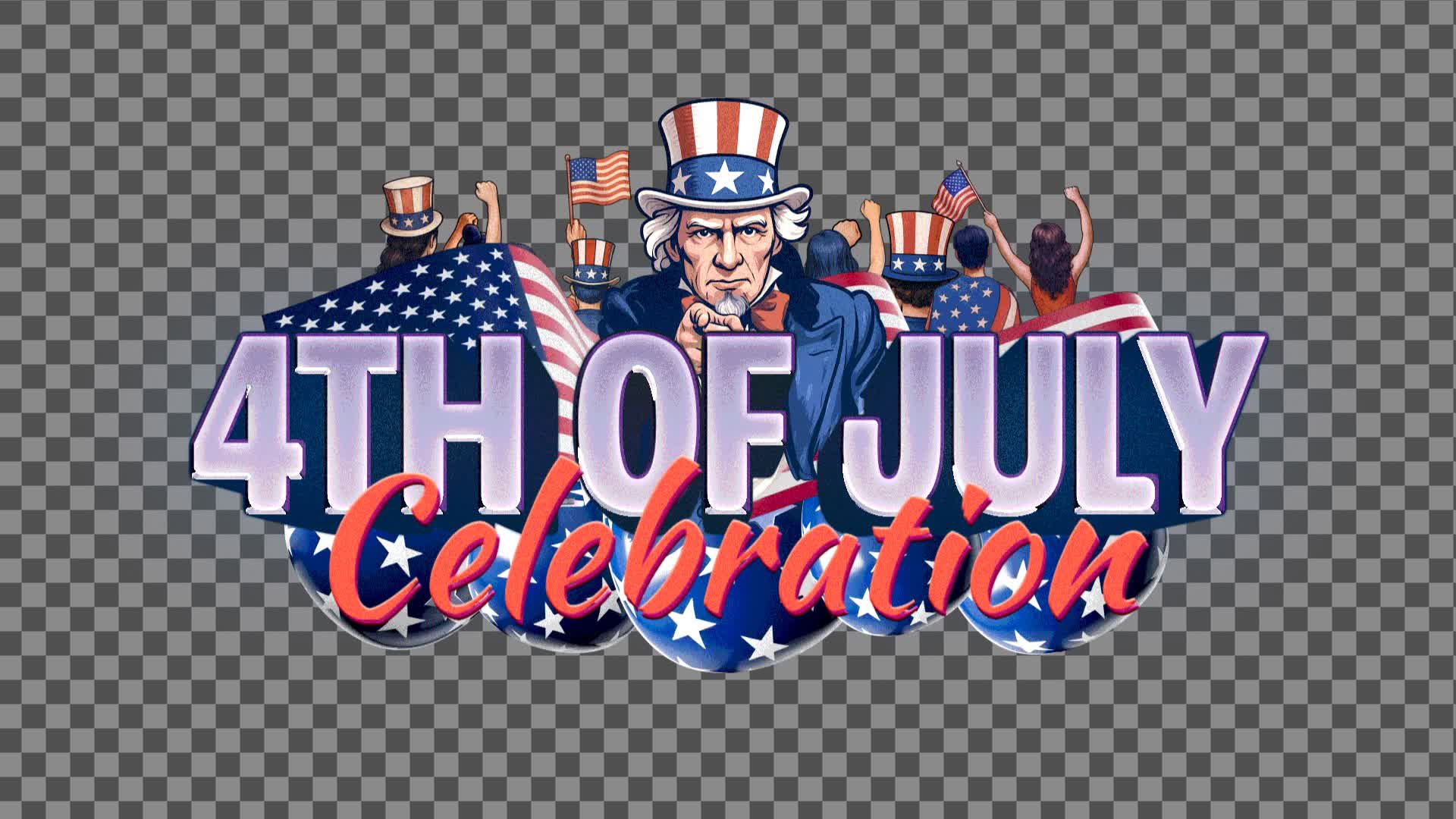 Fourth Of July Title Animation • Motion Graphics Template • Uppbeat