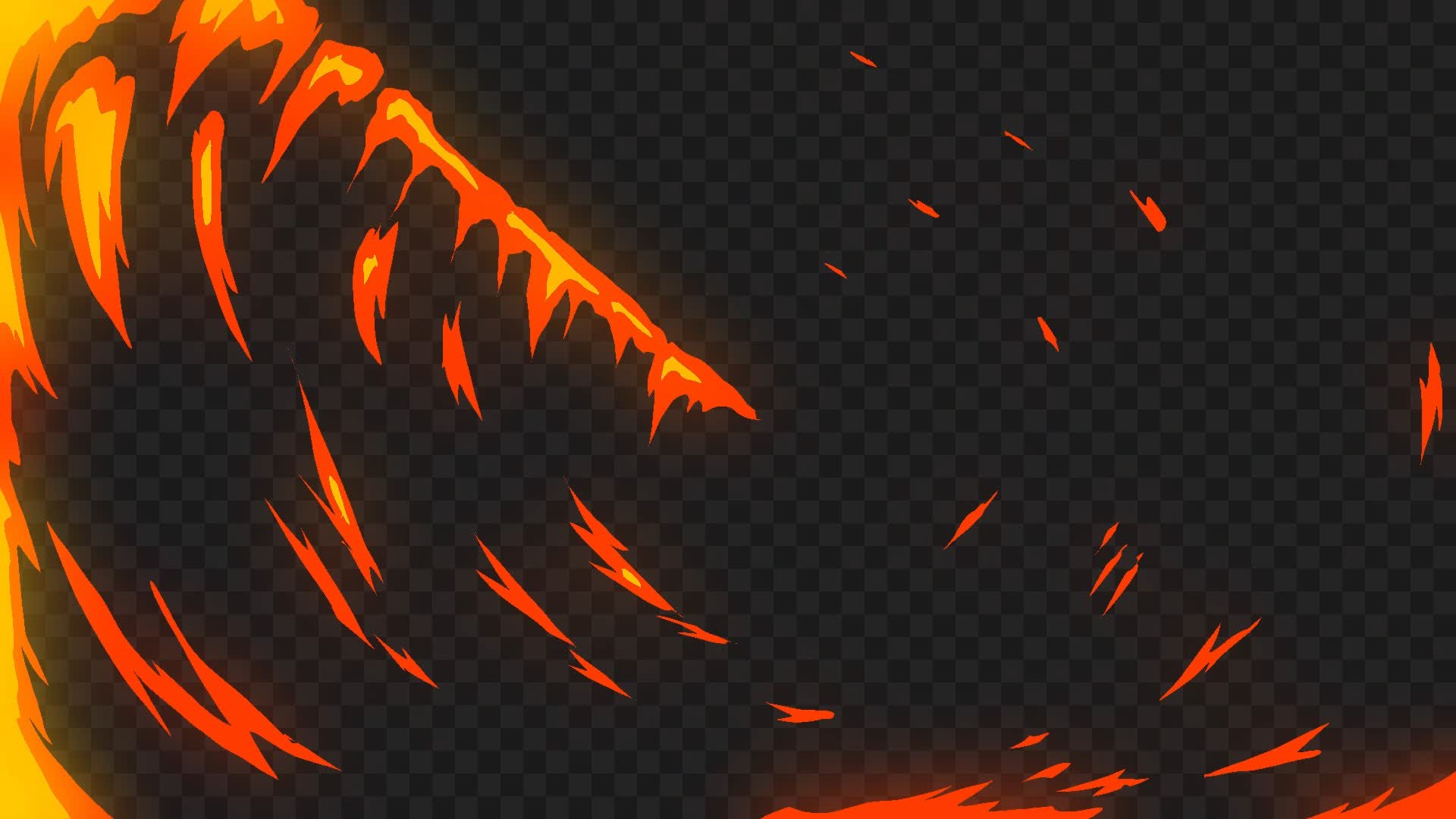 Full Screen Epic Fire Transition • Motion Graphics Template • Uppbeat