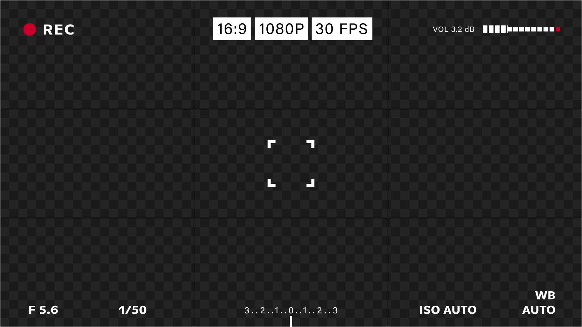 Simple Camera Record Overlay • Free Motion Graphics Template • Uppbeat