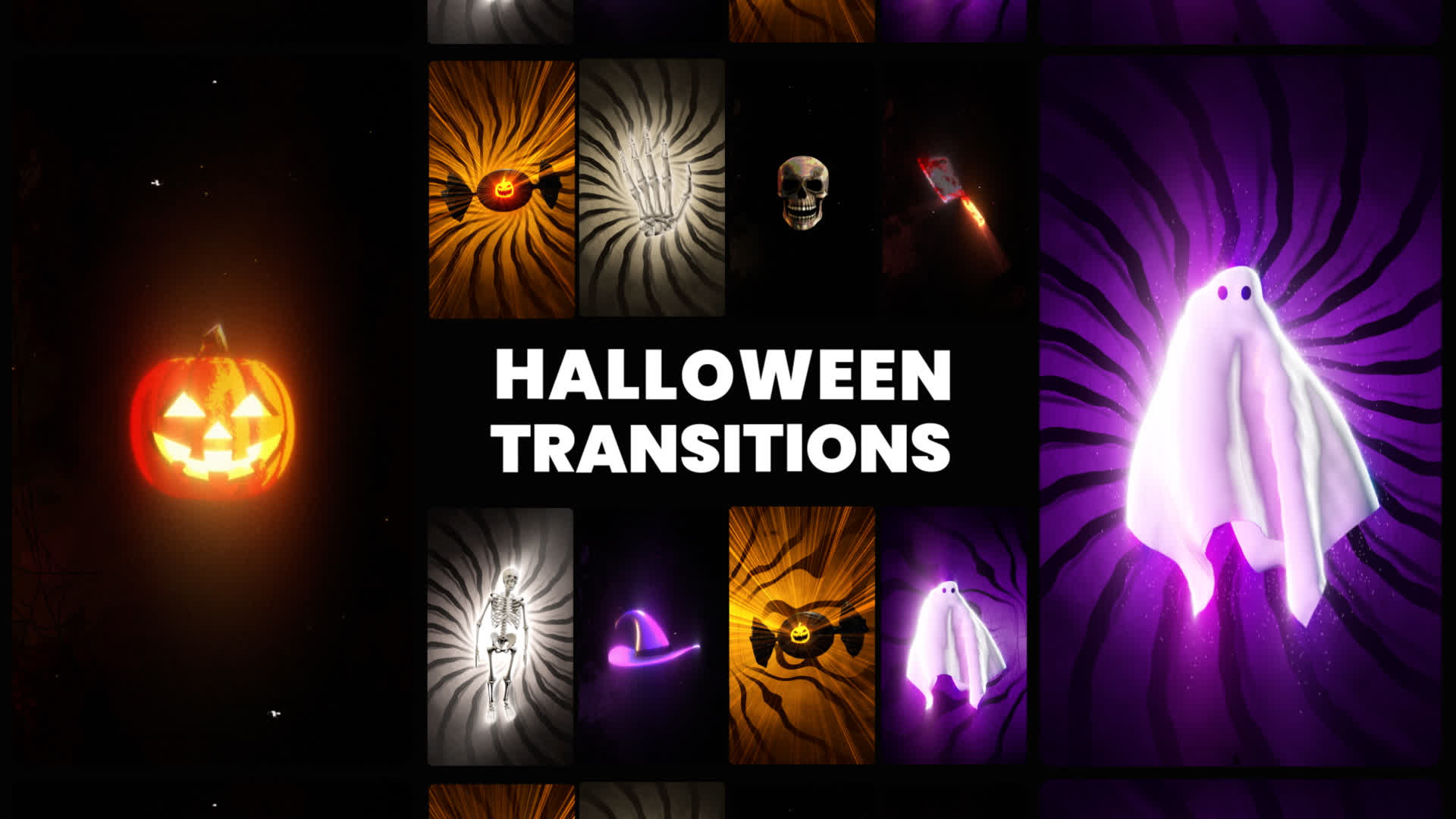 Haunted Halloween Revealer • Motion Graphics Template • Uppbeat