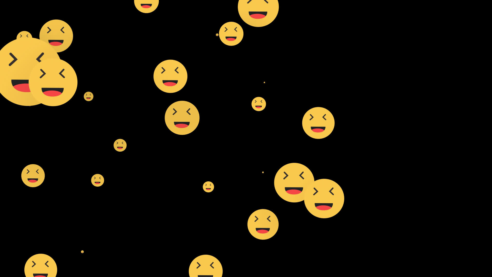 Emojis Particles Overlay - Left to Right • Free Motion Graphics ...