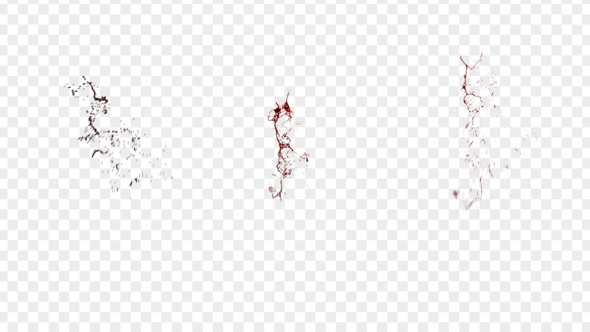 Front View Blood Splatter Pack on Alpha • Motion Graphics Template ...