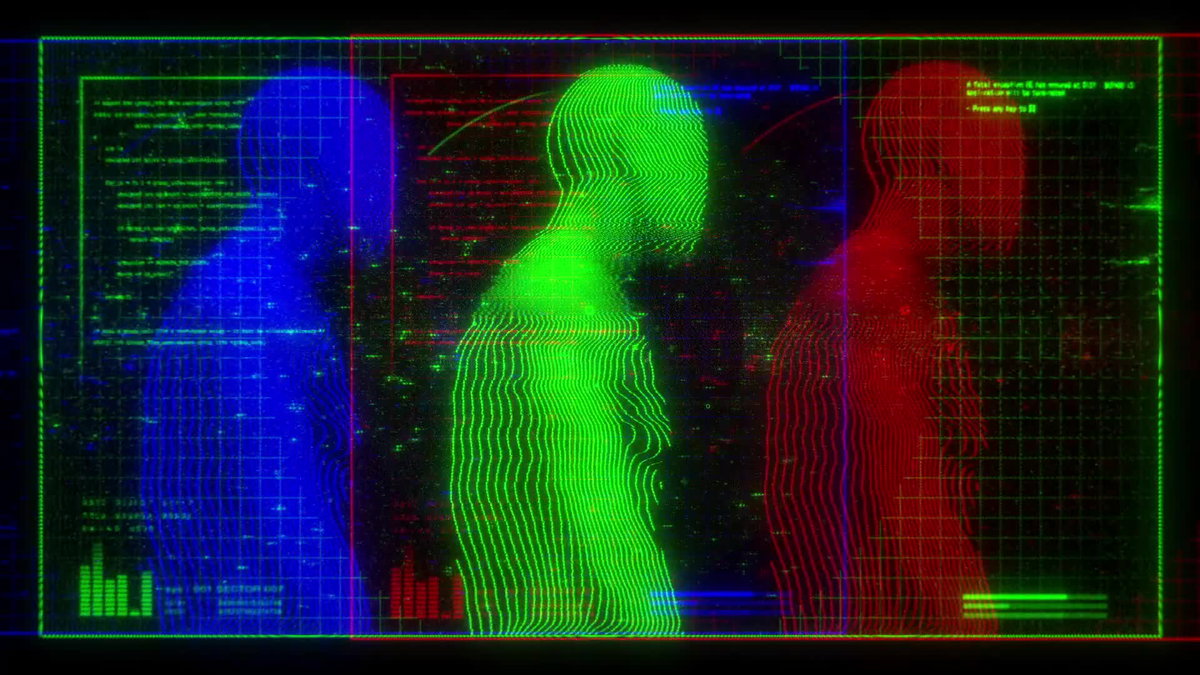 Walking Human Figure Digital Screen • Motion Graphics Template • Uppbeat