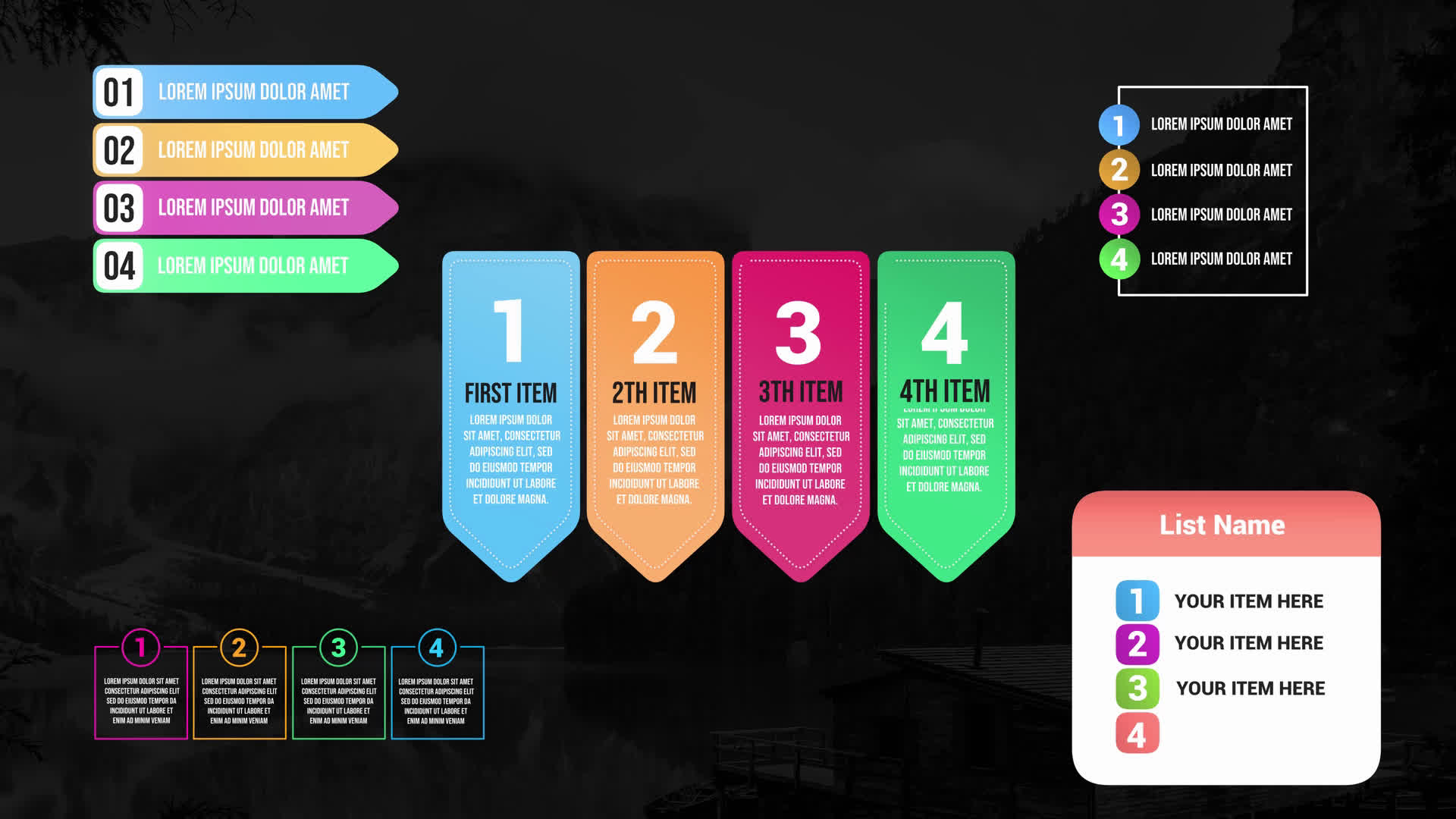 Infographic Essential Lists • Free DaVinci Resolve Template • Uppbeat