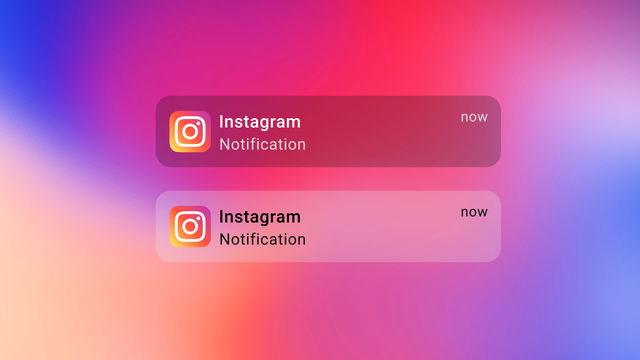 Instagram Notification Dynamic Island • Motion Graphics Template • Uppbeat
