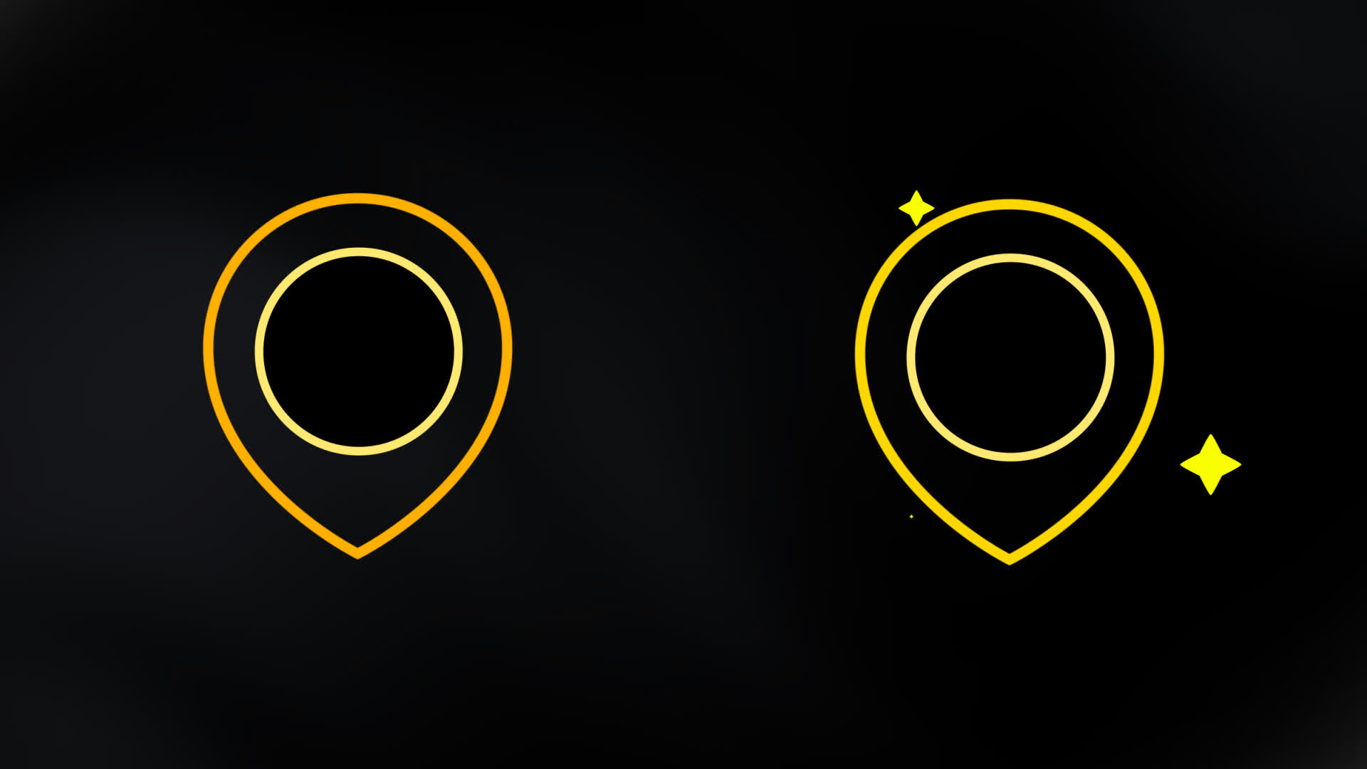 Location Pin Icon With Circular Outline • Motion Graphics Template ...