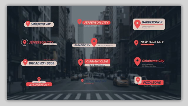 Maps Titles • Free Premiere Pro Template • Uppbeat