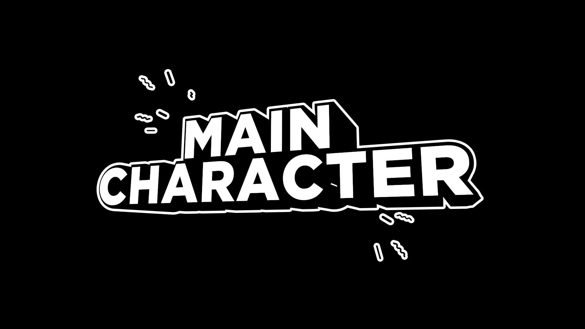 Main Character - 3D Cartoon Text • Motion Graphics Template • Uppbeat
