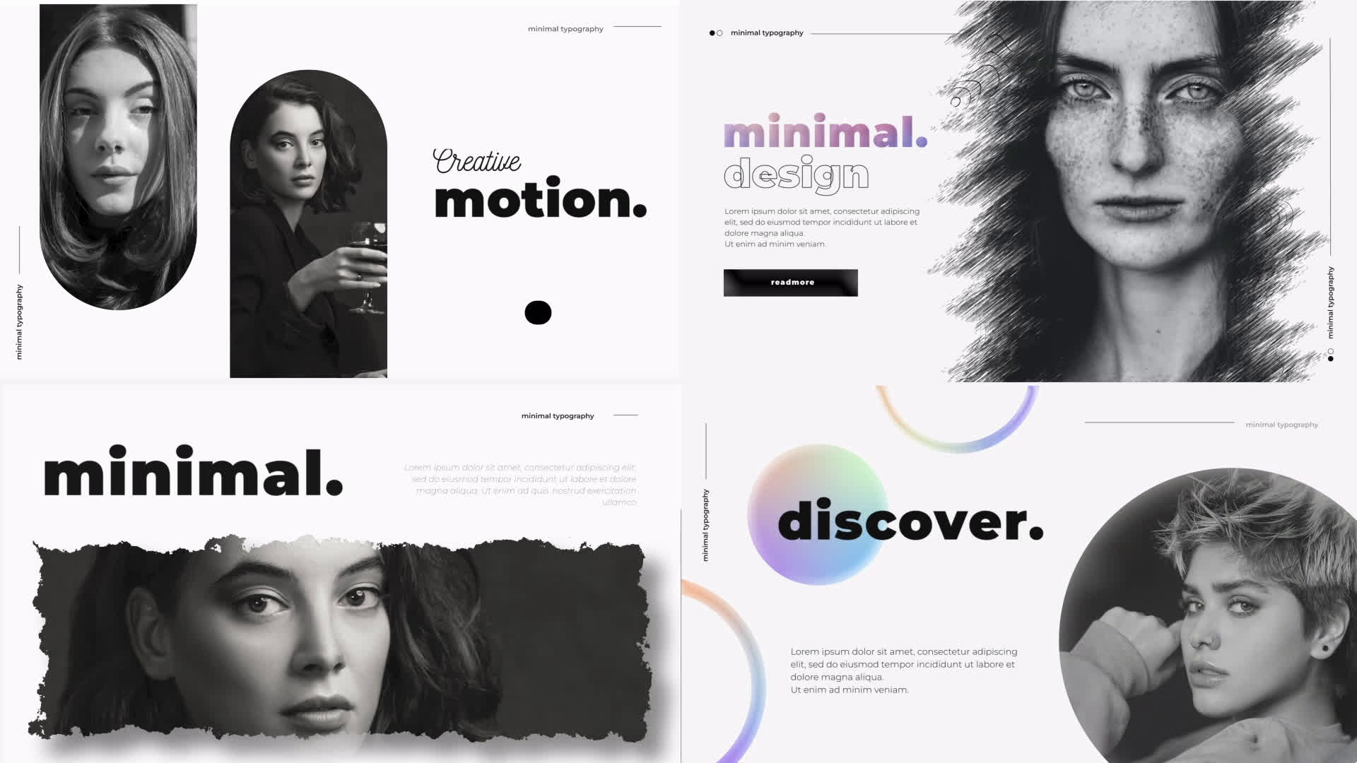 Minimal Typography Titles • Free Premiere Pro Template • Uppbeat