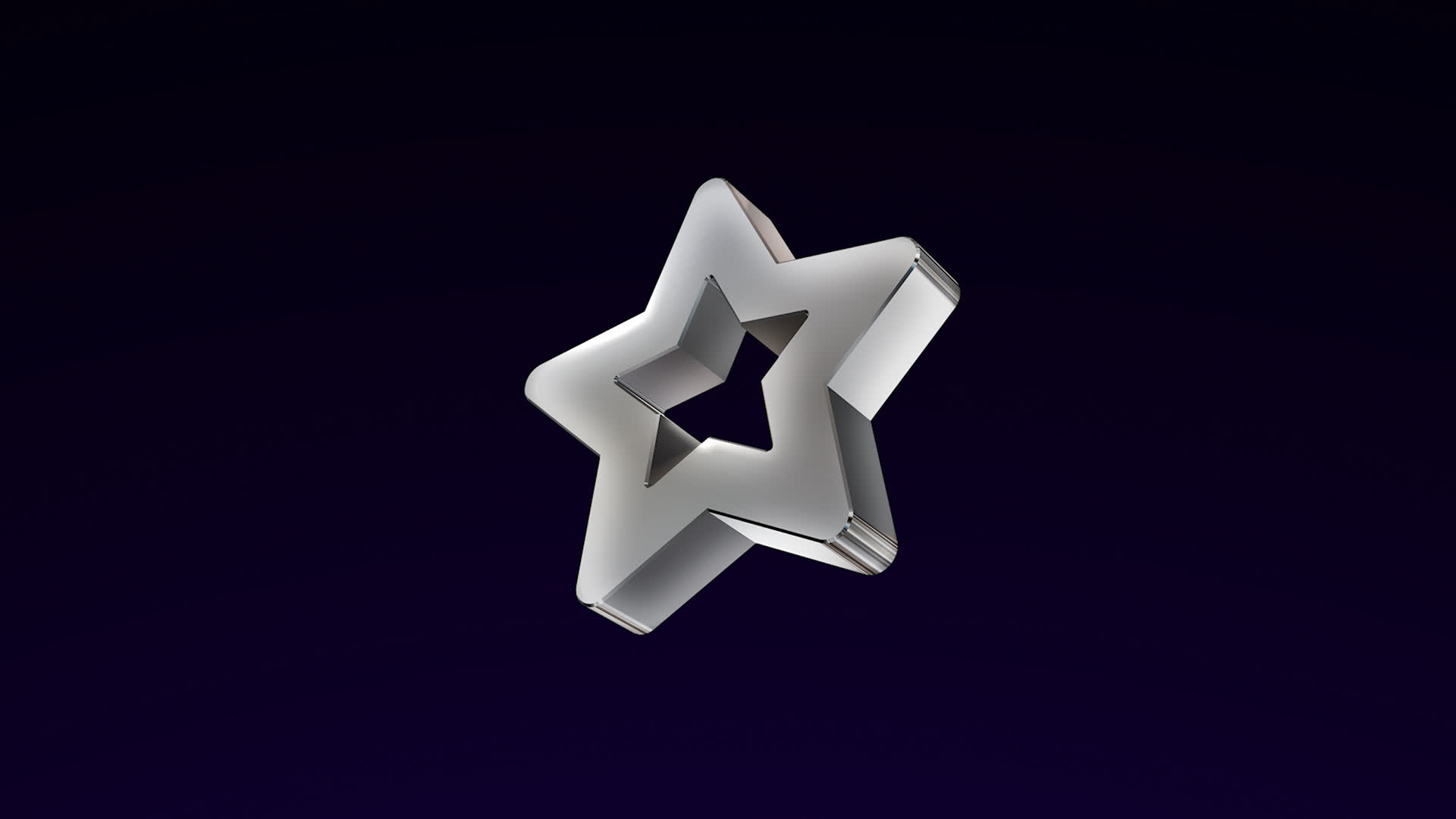 Modern 3D Geometric Metallic Y2K Shape Loop Rhombus • Motion Graphics ...