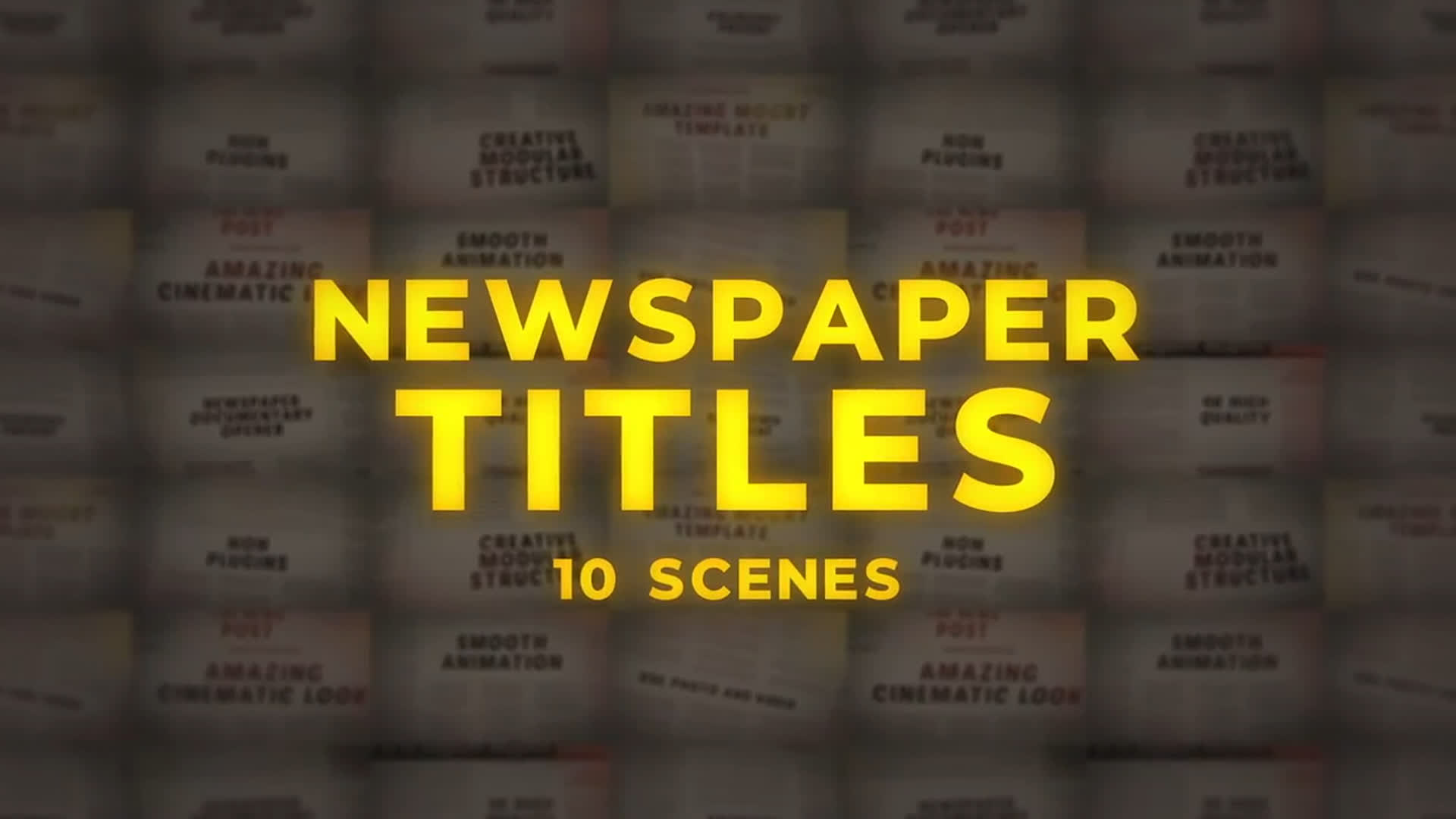Newspaper News Intro • Premiere Pro Template • Uppbeat