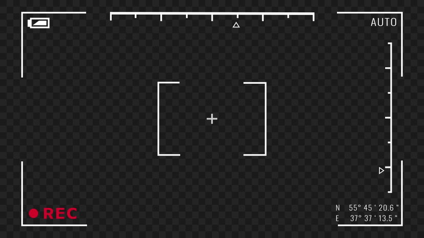 Simple Camera Record Overlay • Free Motion Graphics Template • Uppbeat
