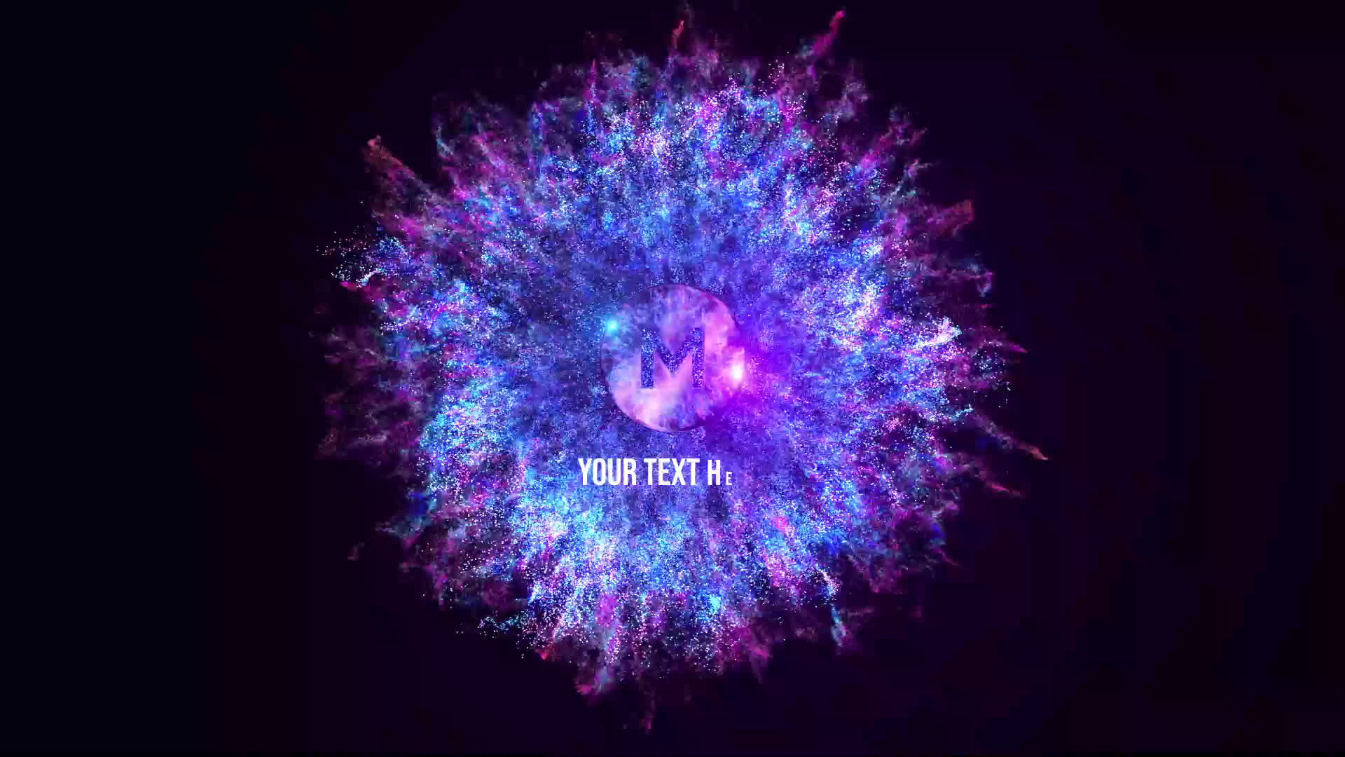 Particles Logo Reveal • DaVinci Resolve Template • Uppbeat