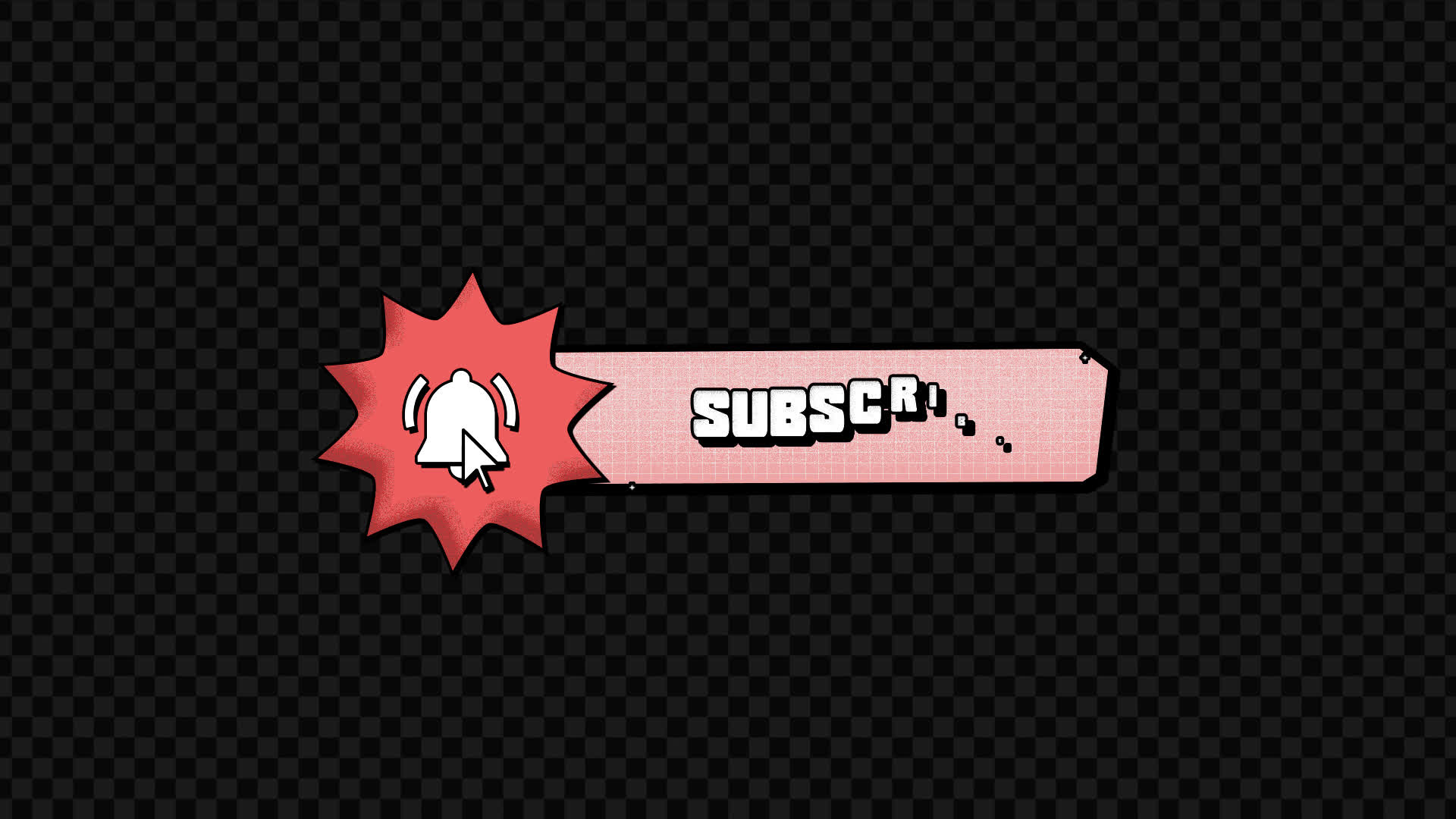 Classic Red Subscribe Button • Free Motion Graphics Template • Uppbeat
