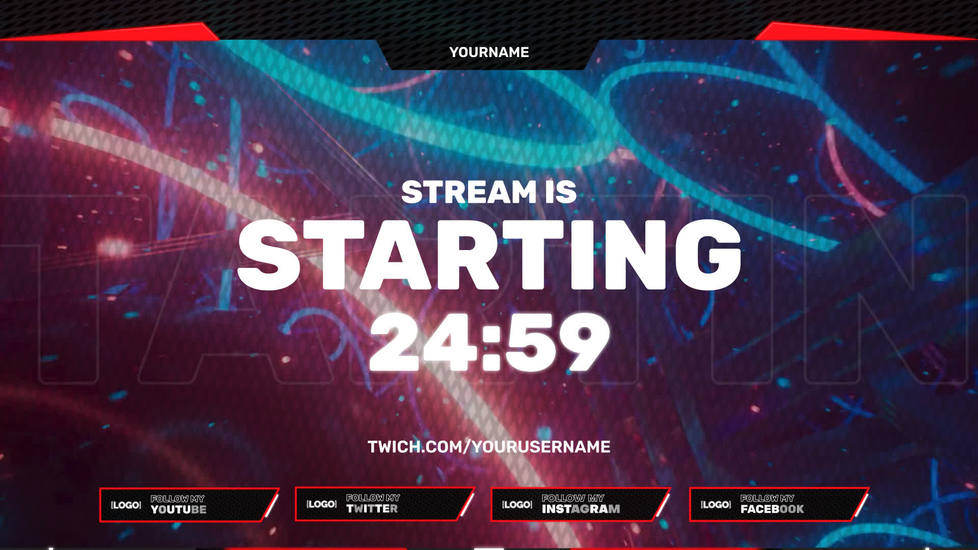 Light Stream Gaming Pack • After Effects Template • Uppbeat