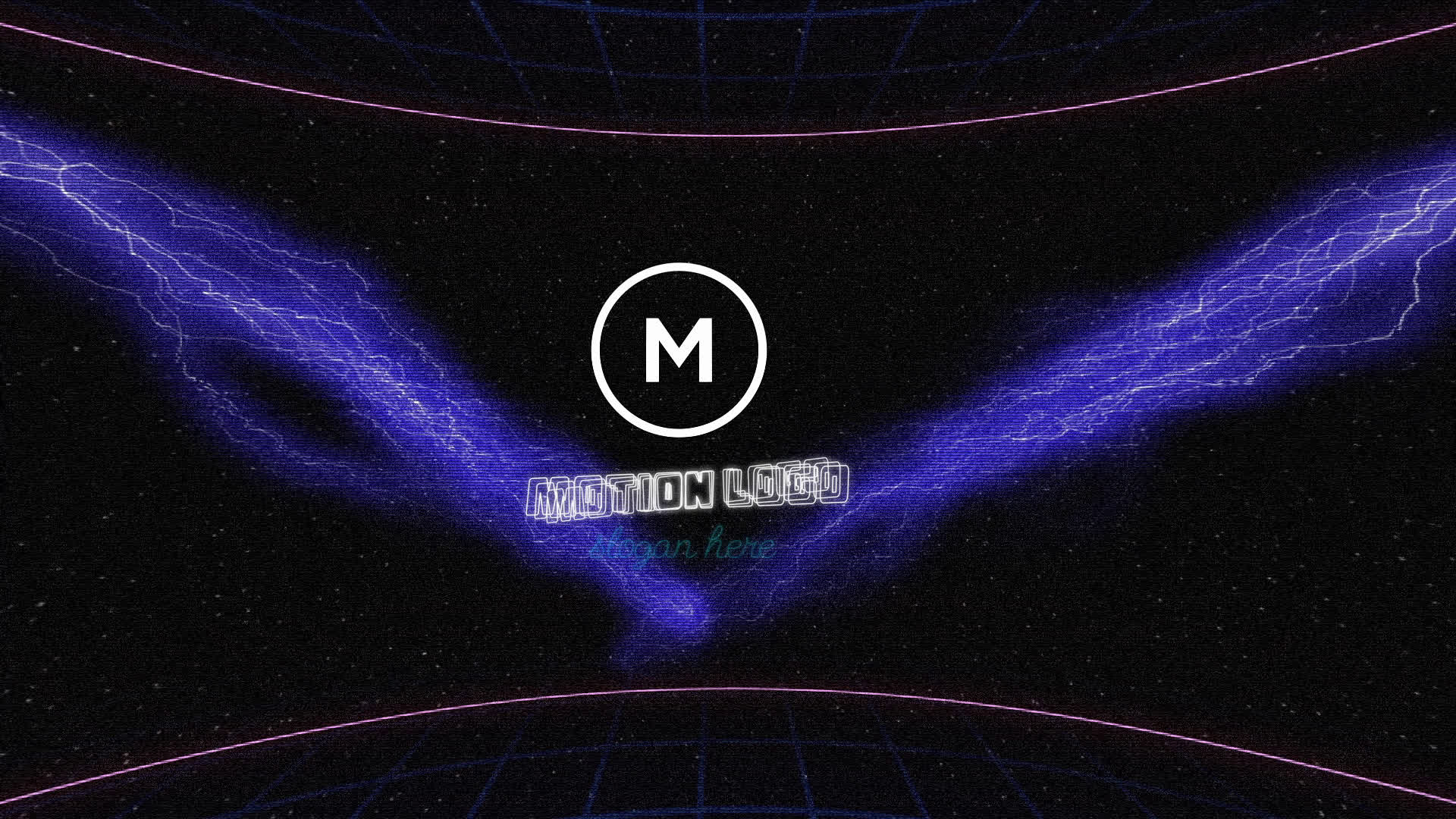 Retro TV Logo Reveal • DaVinci Resolve Template • Uppbeat
