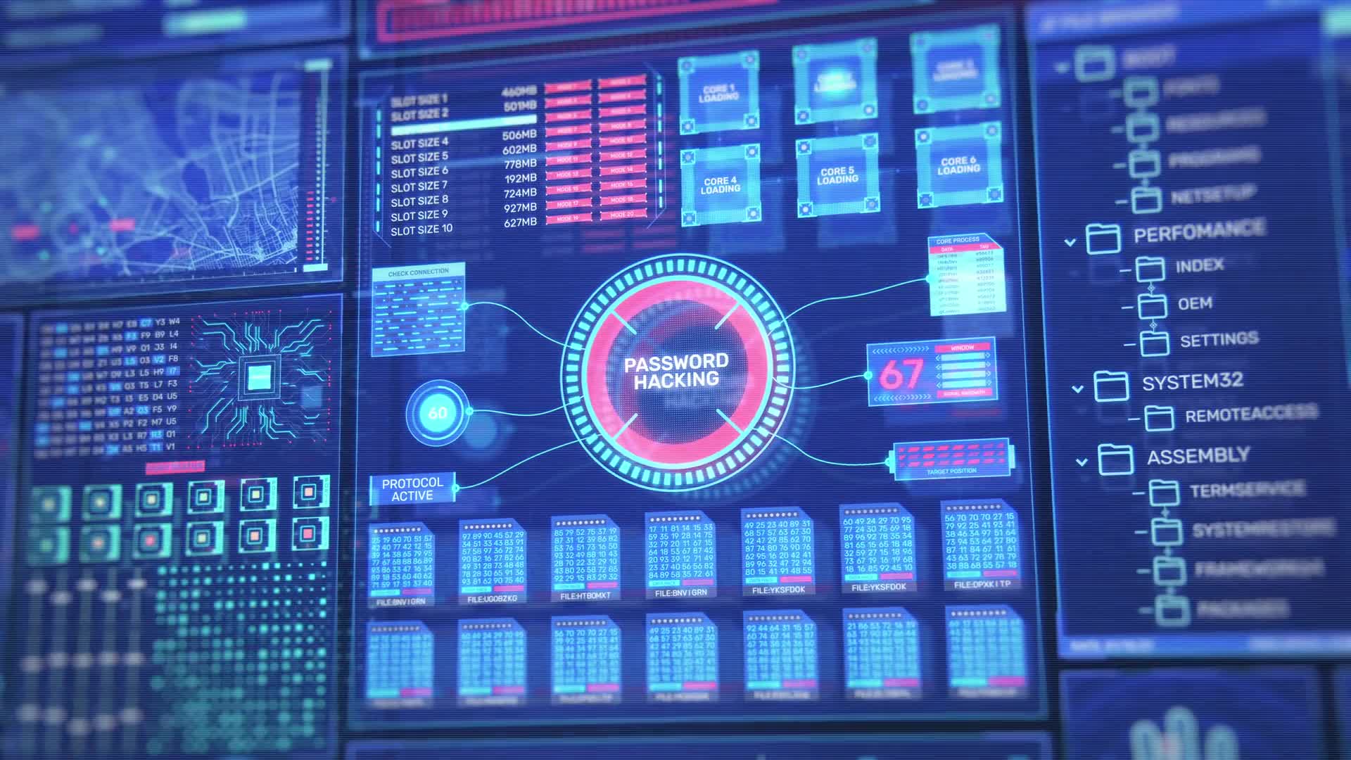 Tech Overlay Focus Background • Motion Graphics Template • Uppbeat