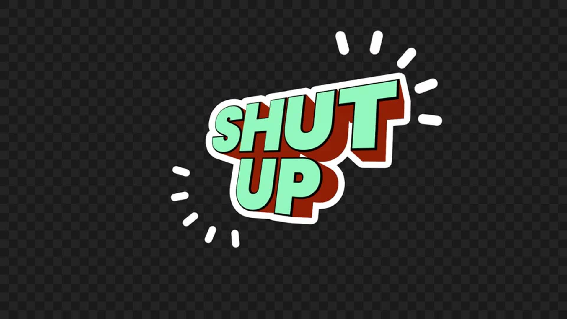 F*ck • Motion Graphics Template • Uppbeat