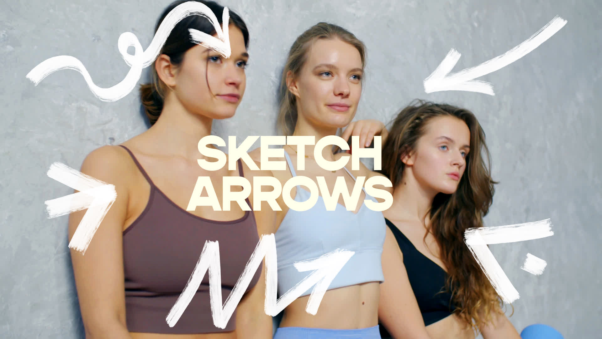 Simple Scribble Arrows • Free Motion Graphics Template • Uppbeat