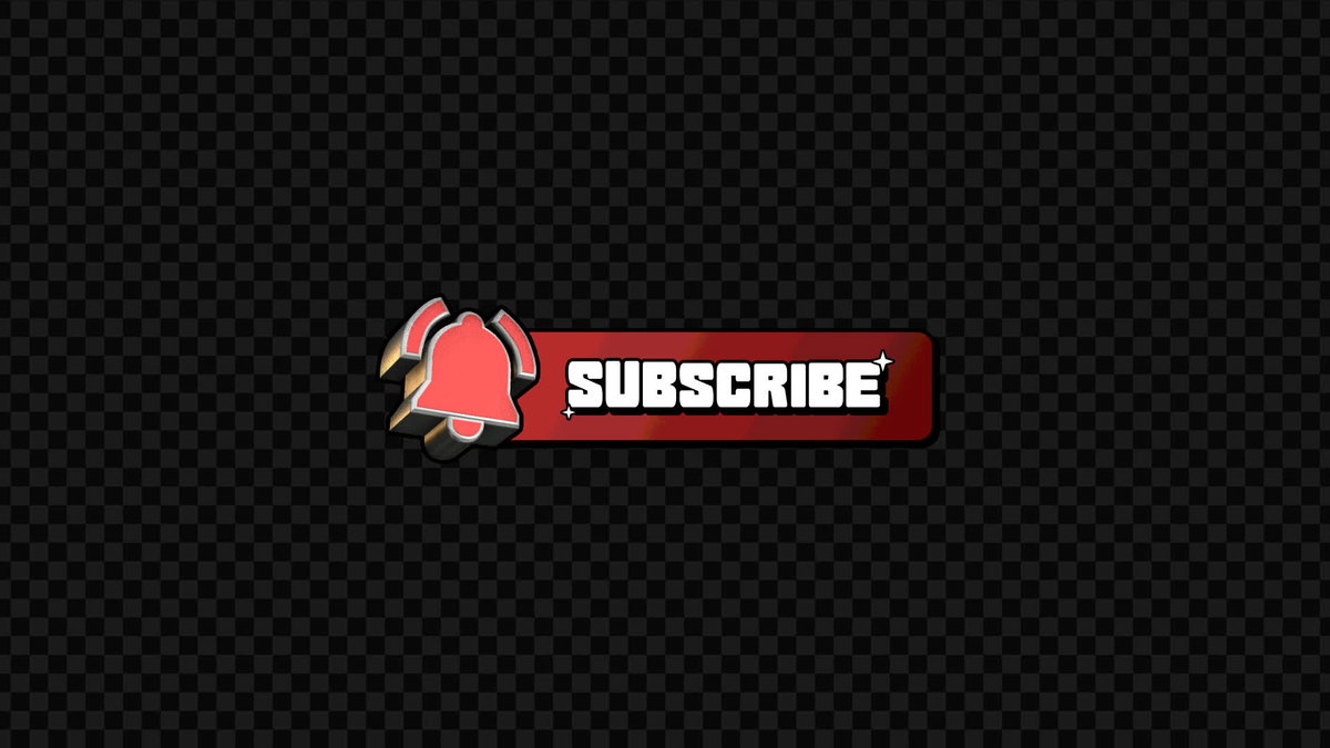 Classic Red Subscribe Button • Free Motion Graphics Template • Uppbeat
