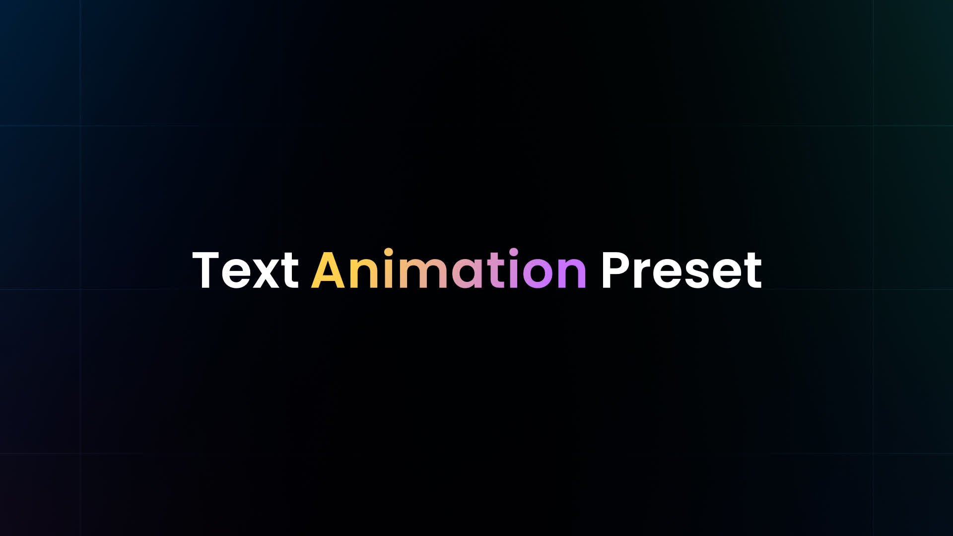 Free Text Presets • Uppbeat