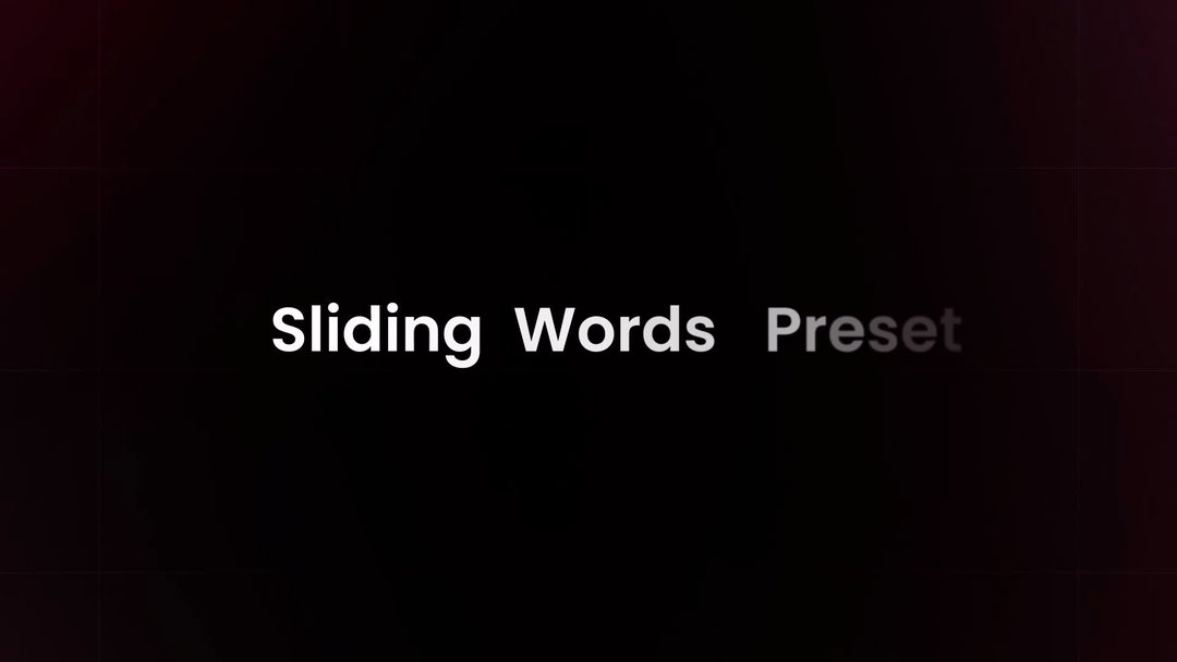 Text Preset - Words Stomp • Free DaVinci Resolve Template • Uppbeat
