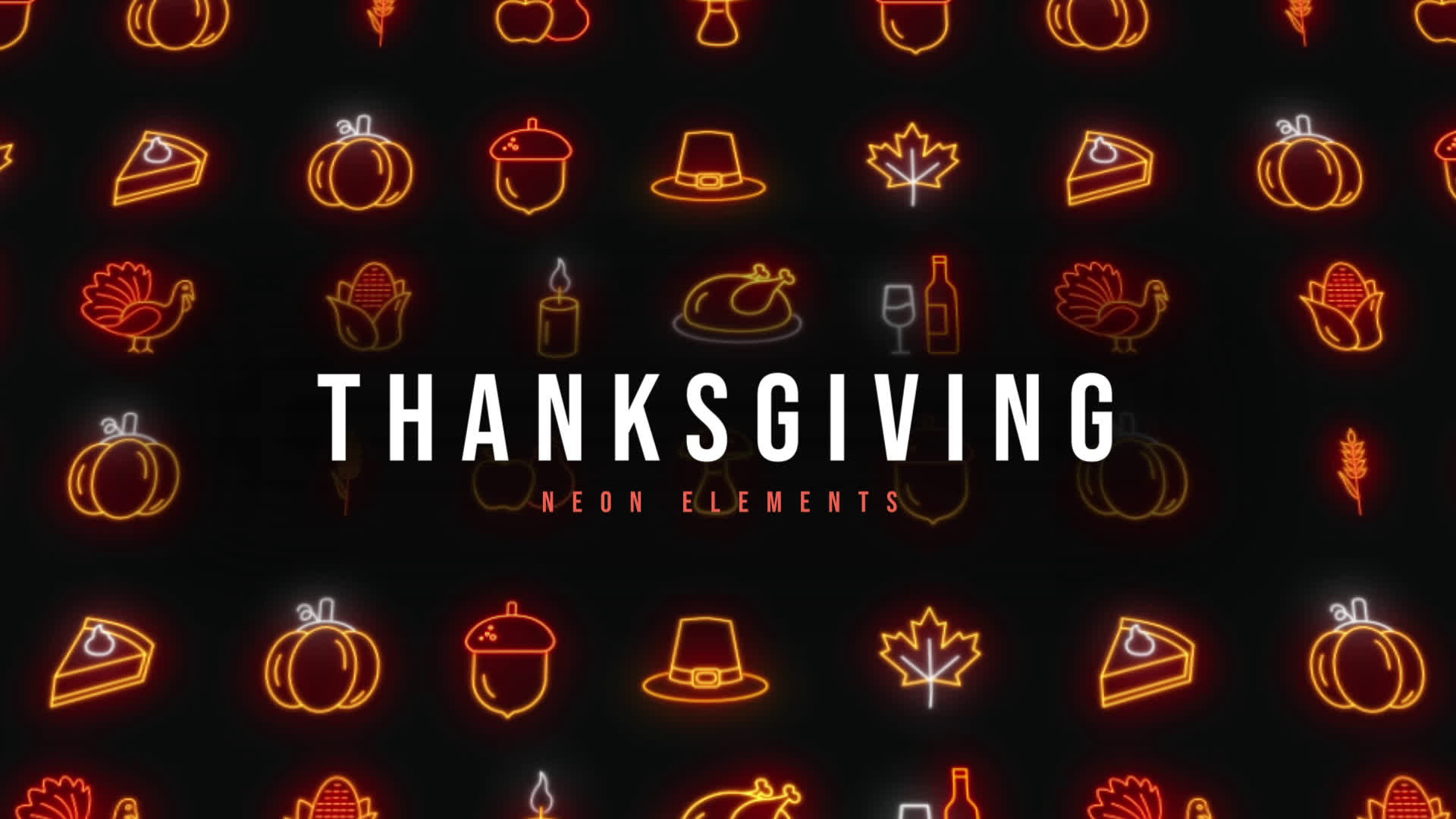 Thanksgiving Stickers Pack • Motion Graphics Template • Uppbeat