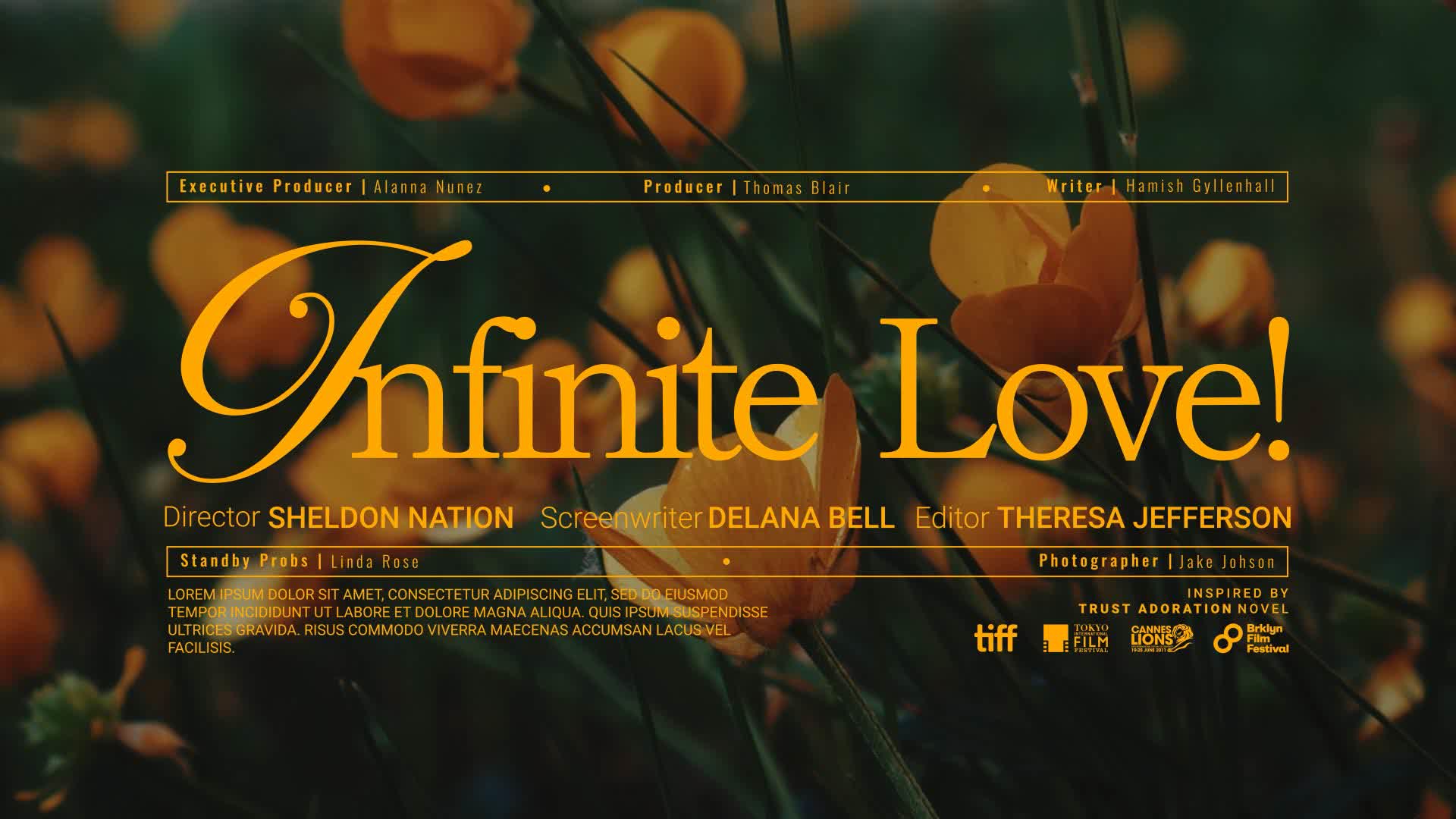 Movie Credits • Free Premiere Pro Template • Uppbeat