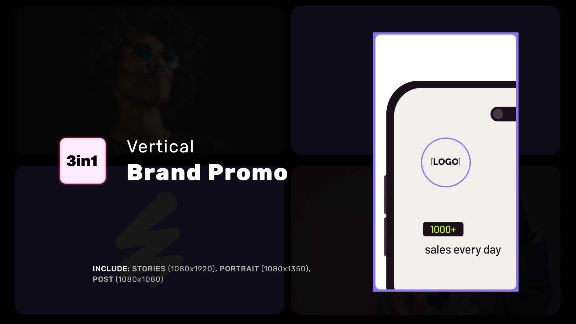 Vertical Brand Reveal • After Effects Template • Uppbeat