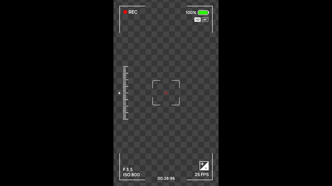 Iphone Camera Recording Overlay • Motion Graphics Template • Uppbeat