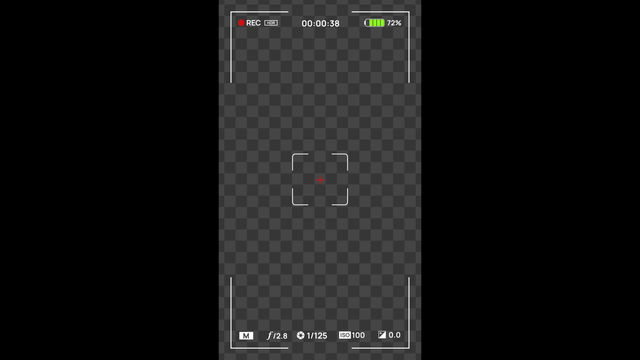 Android Camera Recording Overlay • Motion Graphics Template • Uppbeat