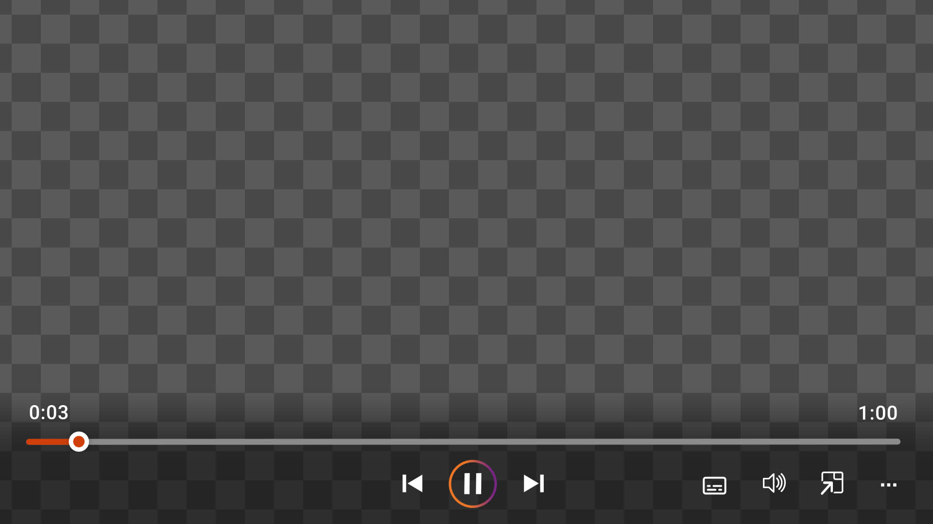 Simple Video Player Overlay • Motion Graphics Template • Uppbeat