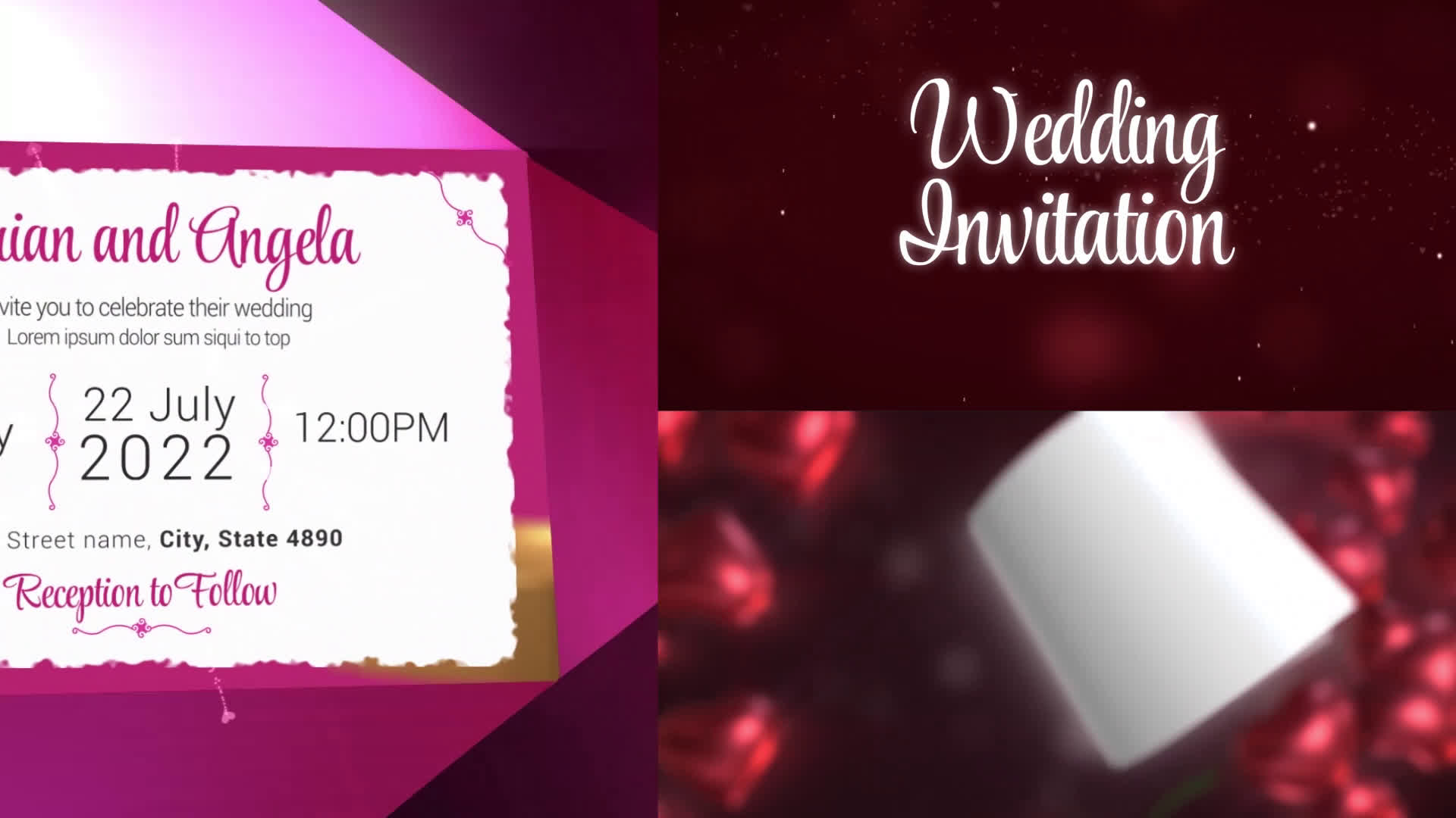 Wedding Title • Premiere Pro Template • Uppbeat