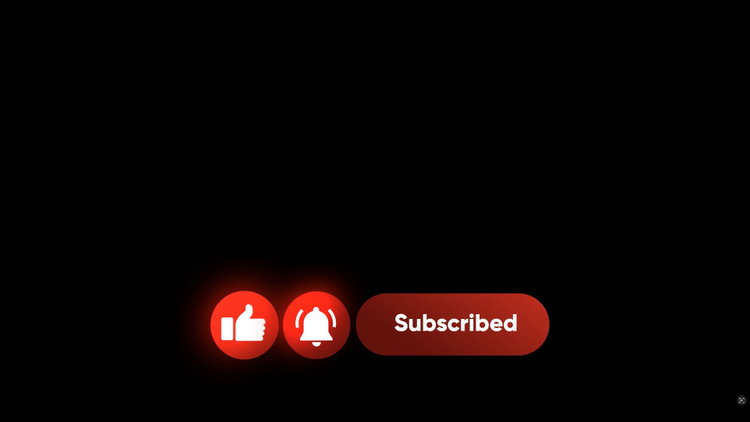 Classic Red Subscribe Button • Free Motion Graphics Template • Uppbeat