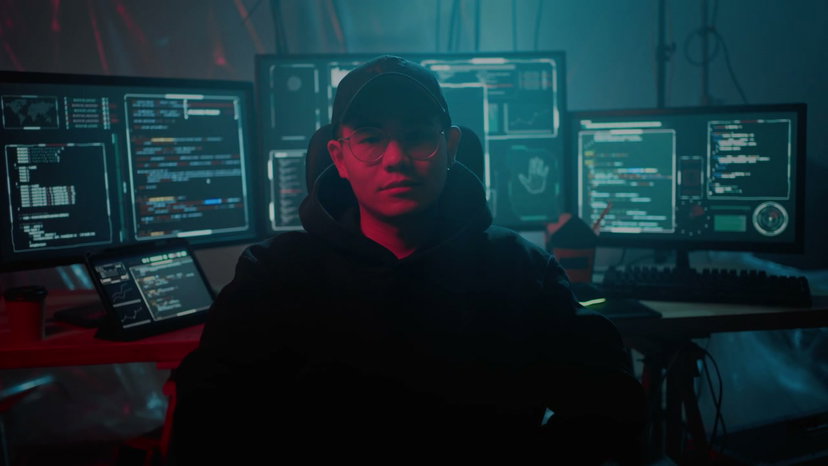 Programmer Working on Code in Dark Room • Stock Video on Uppbeat