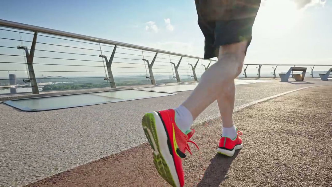 Diverse Group Running on Bridge at Sunrise • Stock Video on Uppbeat