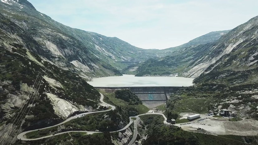 Hydroelectric Dam With Flowing Water in Norway • Stock Video on Uppbeat