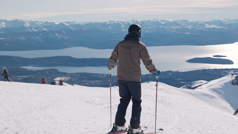Man Skiing Moguls on a Sunny Winter Day • Stock Video on Uppbeat