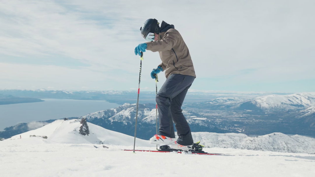 Man Skiing Moguls on a Sunny Winter Day • Stock Video on Uppbeat