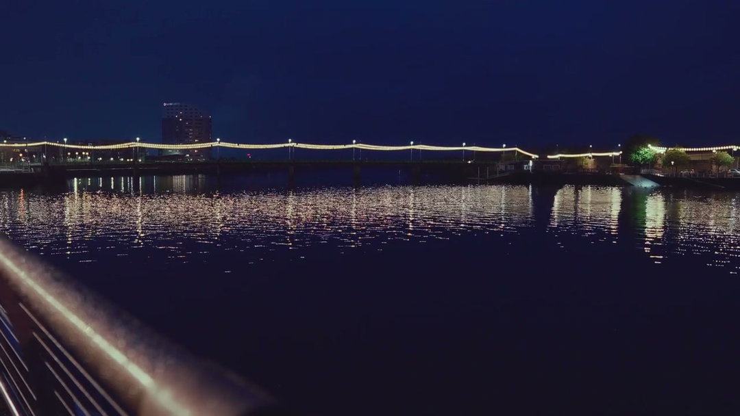 Wuzhen Ancient Bridge Reflecting At Night • Stock Video on Uppbeat